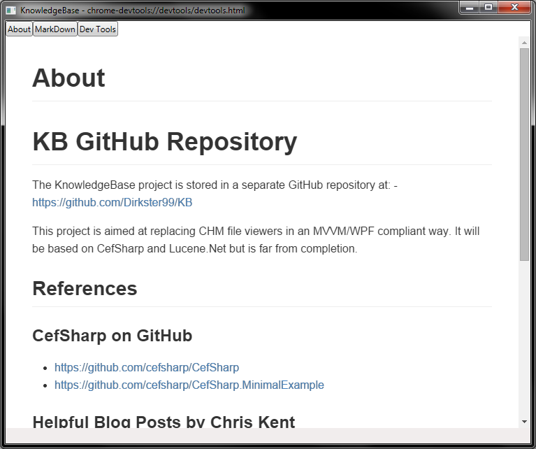 Display Html In Wpf And Cefsharp Tutorial Part 2 Codeproject