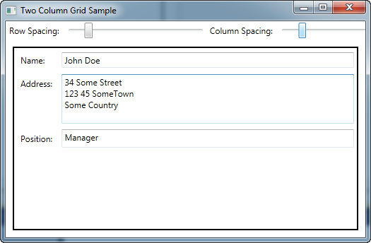 A Two Column Grid For Wpf Codeproject