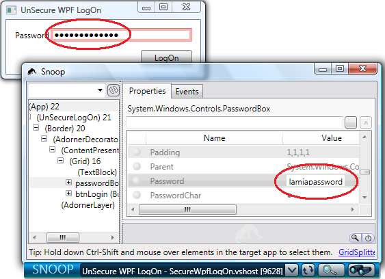 Passwords In Wpf How To Find Yours And How To Prevent It Being Found Codeproject