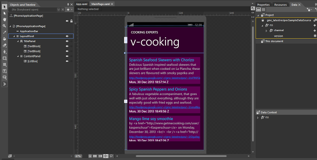 Expression Blend Playing With Sample Data Wpf Windows Phone Codeproject