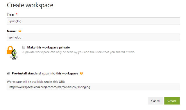Working With Codeproject Workspacescode Gitmachine Codeproject