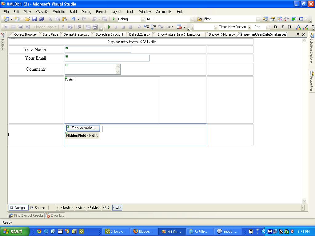 Use Of Xml File For Dynamically Storing Data And Retrieving Data In Aspnet With C Codeproject