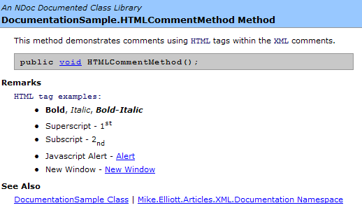 C And Xml Source Code Documentation Codeproject