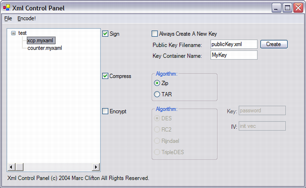 Xml Control Panel Codeproject