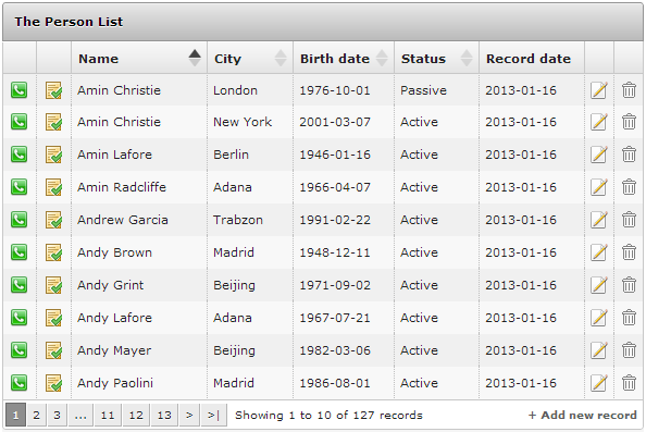 Ajax Based Crud Tables Using Aspnet Mvc 3 And Jtable Jquery Plug In Codeproject