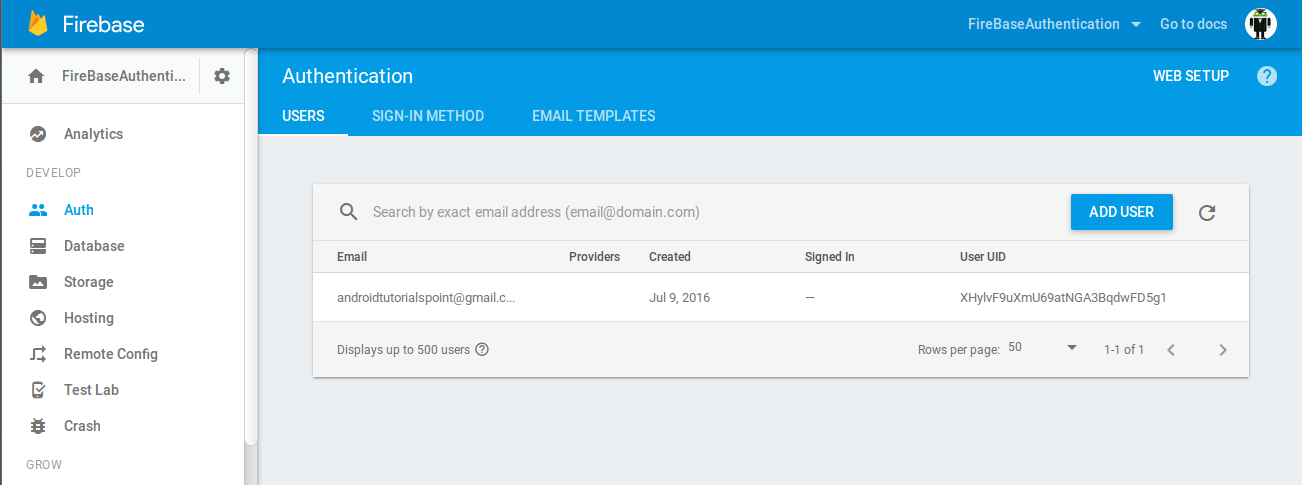 Firebase Android Tutorial Part 1 – Getting Started- CodeProject Firebase Android Tutorial Part 1 – Getting Started- CodeProject