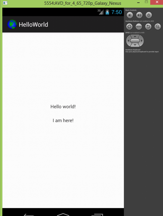 Creating A Simple Hello World Android Project Codeproject