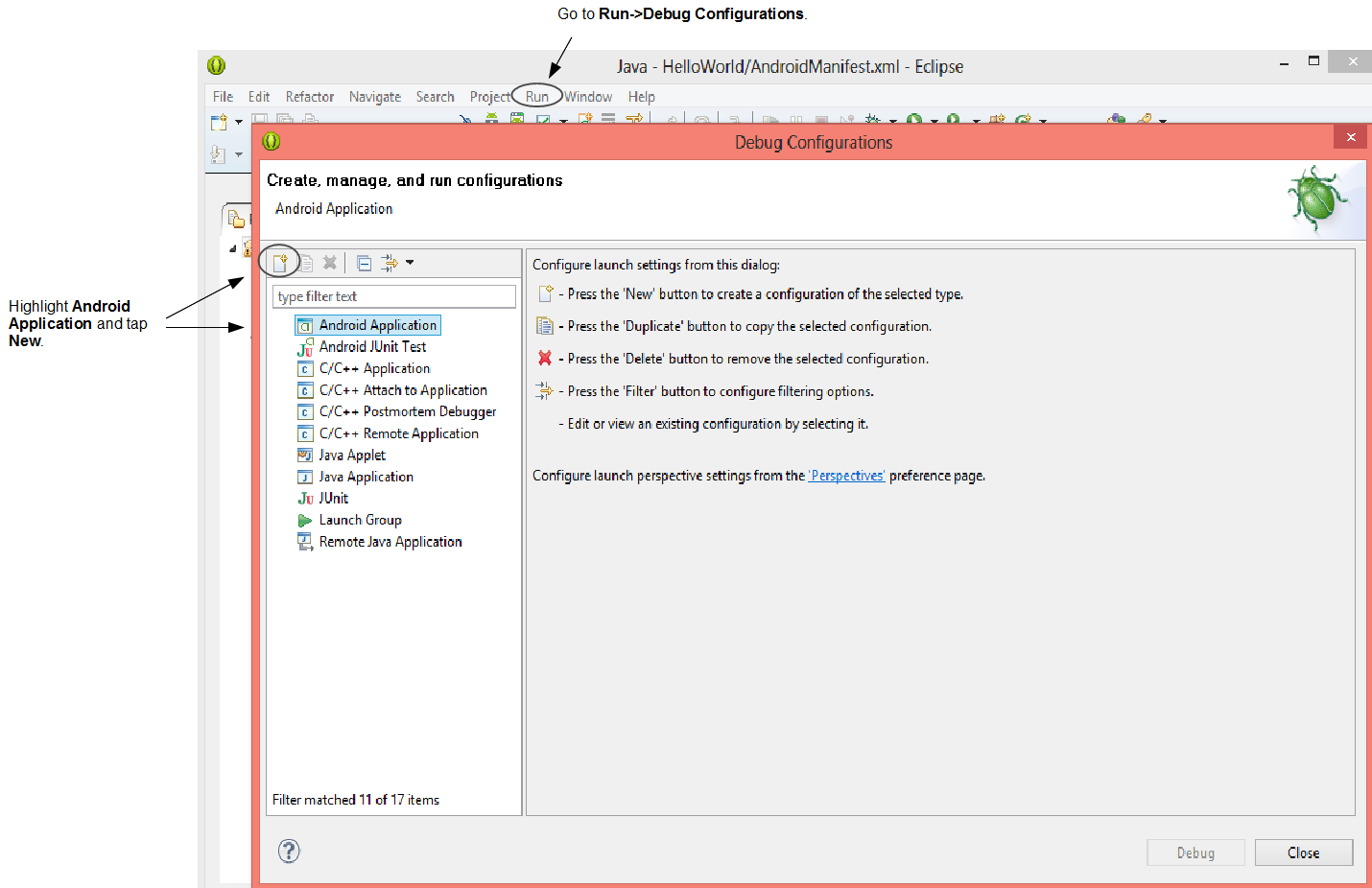 Creating A Simple Hello World Android Project Codeproject