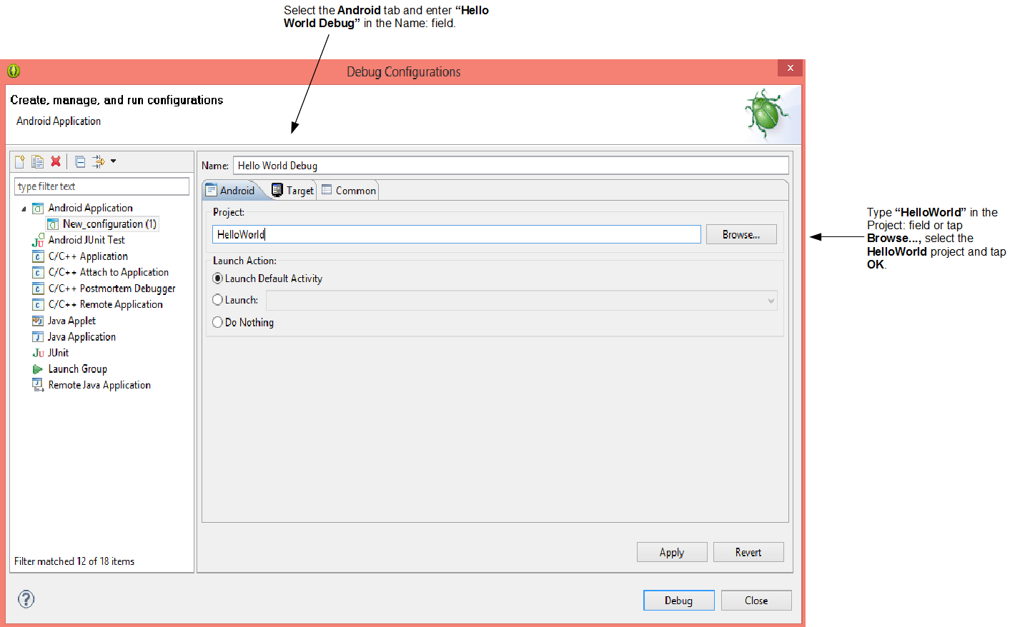 Creating A Simple Hello World Android Project Codeproject