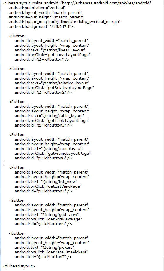 Android Ui Layouts And Controls Codeproject