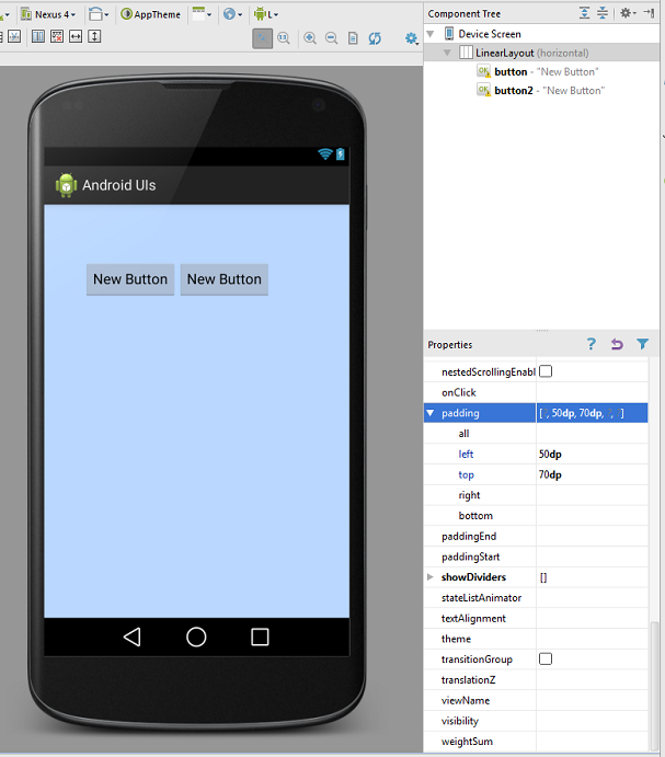 Android Ui Layouts And Controls Codeproject