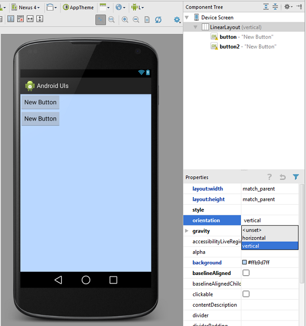 Android Ui Layouts And Controls Codeproject