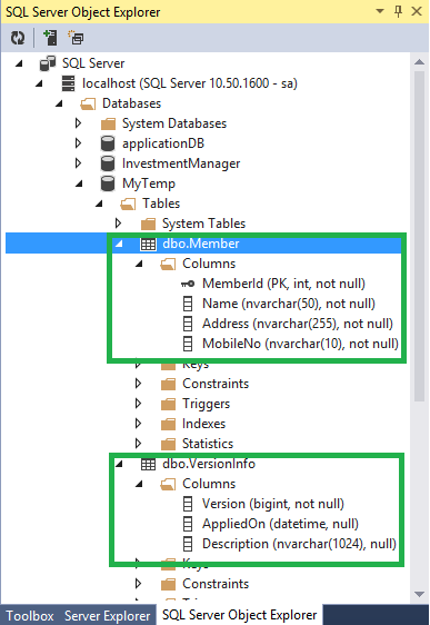 Fluent Migrator For Database Migration Codeproject