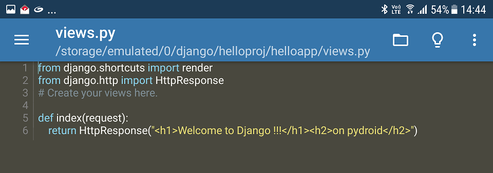 Django Development On Android Using Pydroid Codeproject