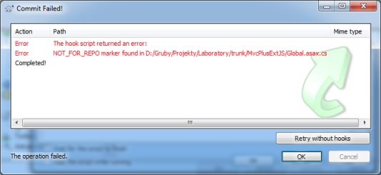 Tortoisesvn Pre Commit Hook In C Save Yourself Some Troubles Codeproject