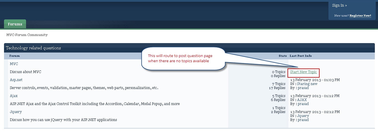 Forums Application Using Mvc4 And Entity Framework Codeproject