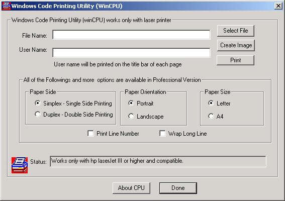 Cpu Code Printing Utility A Nice To Have Source Code Printing Utility Codeproject