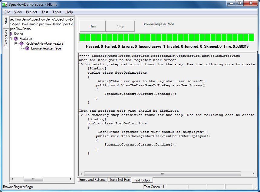 Bdd Using Specflow On Aspnet Mvc Application Codeproject
