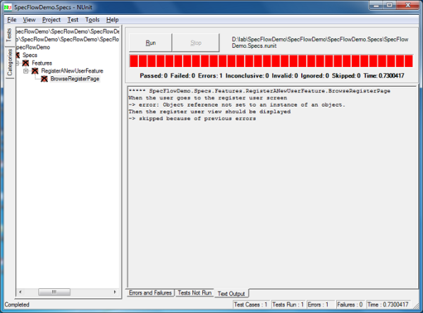 Bdd Using Specflow On Aspnet Mvc Application Codeproject