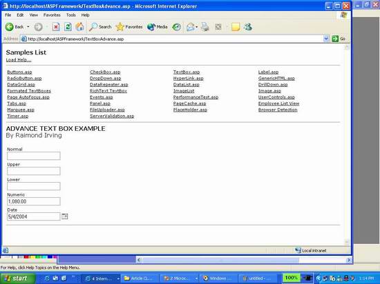 Classic Asp Framework 20 Make Your Classic Asp Code Work Like In Aspnet Codeproject