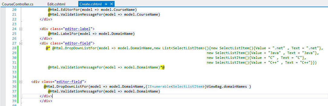 Mvc And Entity Framework Code First Code Migration Approach Codeproject