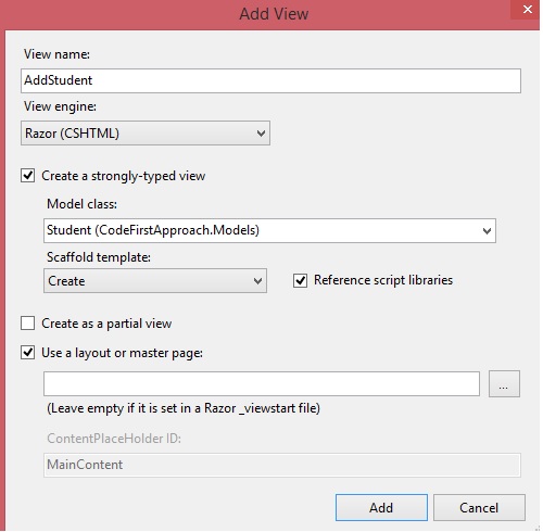 Code First Approach In Mvc Using Migration Codeproject