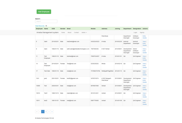 Crud Paging Sorting Searching With Angularjs In Mvc Codeproject