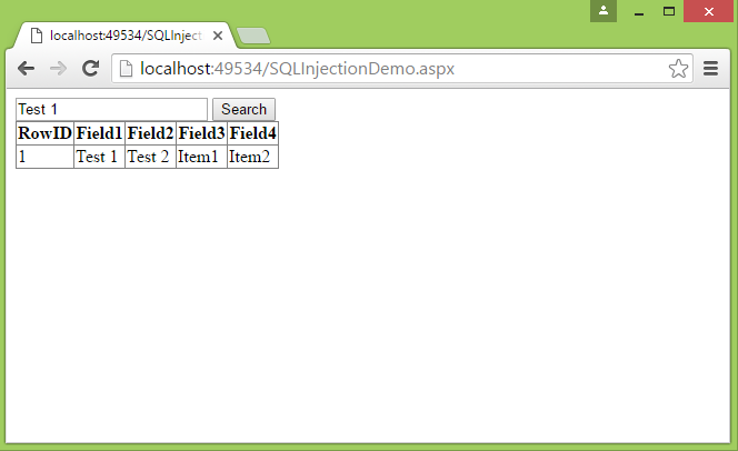Protect Your Data Prevent Sql Injection Codeproject 