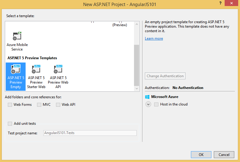 Aspnet 5 Jump Start To Angularjs With Mvc 6 Web Api Codeproject