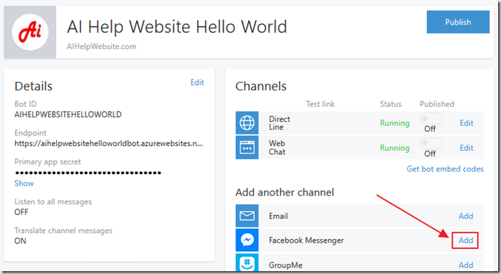 Creating A Facebook Bot Using Microsoft Bot Framework Codeproject
