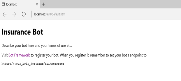 Building A Bot Using C And Debugging Using Bot Framework Emulator Codeproject