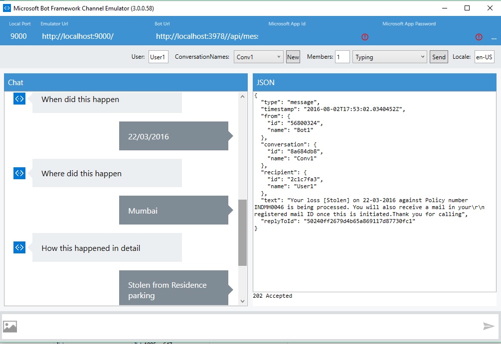 Building A Bot Using C And Debugging Using Bot Framework Emulator Codeproject