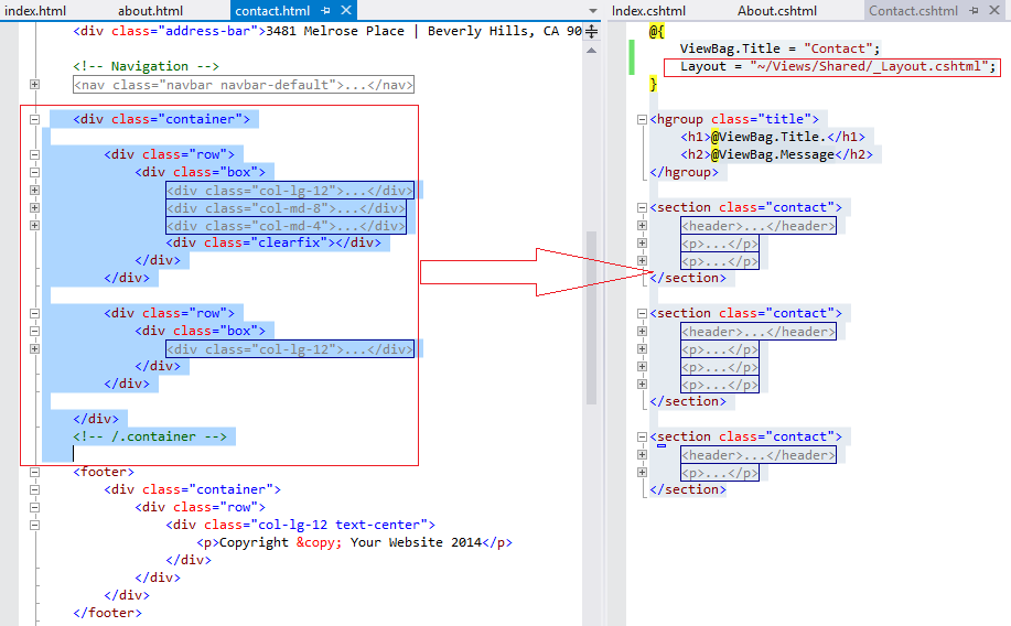 Aspnet Mvc Application With Custom Bootstrap Theme Vs 2012 Vs 2013 And Vs 2015 Codeproject