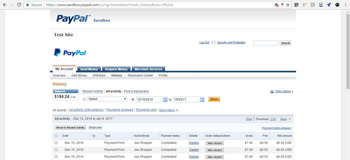 Paypal Payment Using C Rest Server Sdk Codeproject