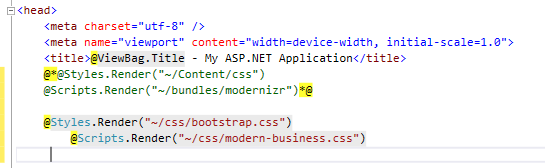 Customizing Aspnet Mvc Bootstrap Templates Codeproject