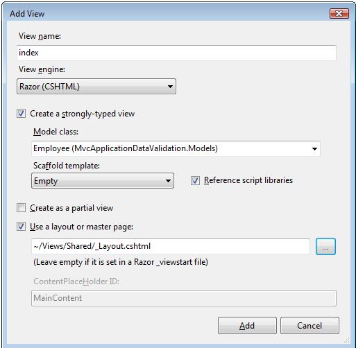 Custom Date Validation Of Date Format And Other Form Attributes In Aspnet Mvc Codeproject