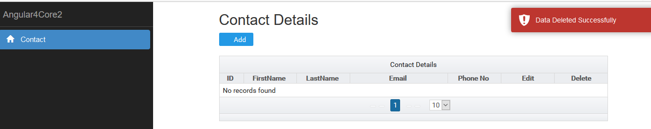 Crud Operation Using Aspnet Core 2 And Angular 4 With Entityframework Core Primeng Component