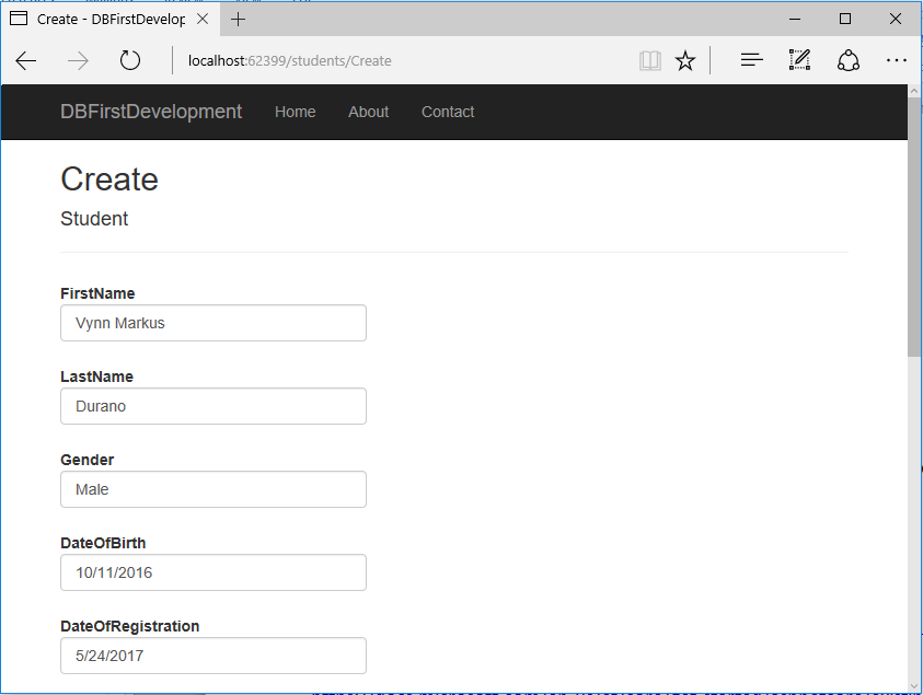Getting Started With Entity Framework Core Database First Development Codeproject