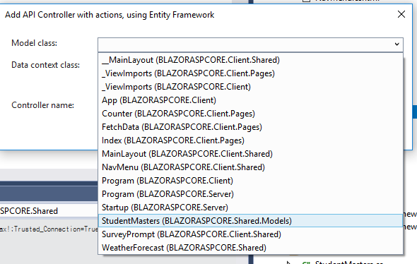 Aspnet Core Blazor Crud Using Entity Framework And Web Api Codeproject 