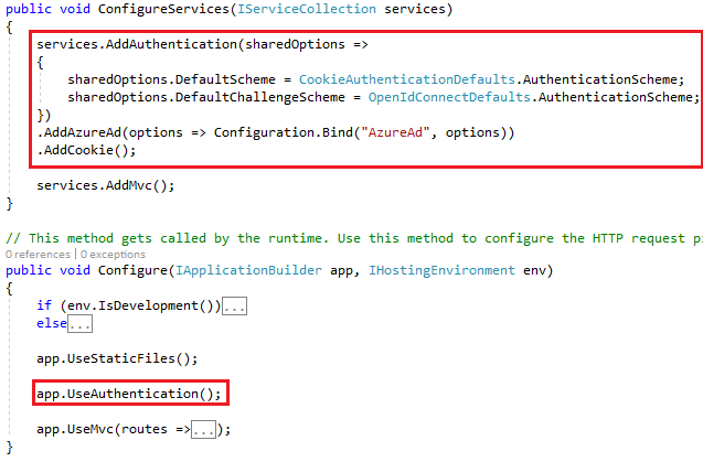 Authentication And Authorization In Aspnet Core 20 Using Azure Active Directory And Openid