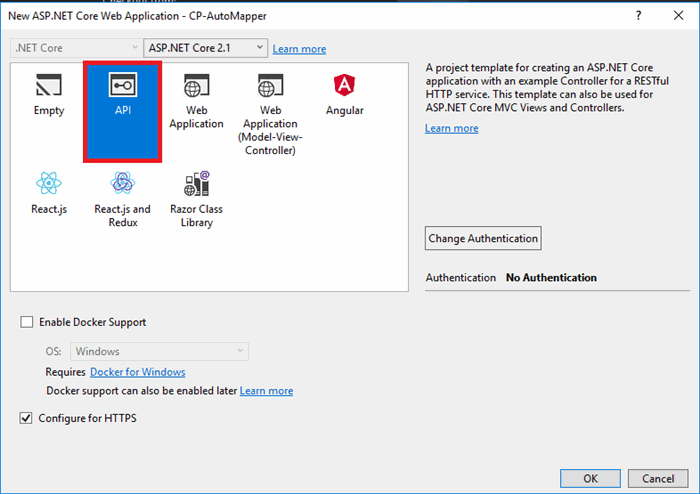 Automapper Using Net Core Api 2 1 Codeproject