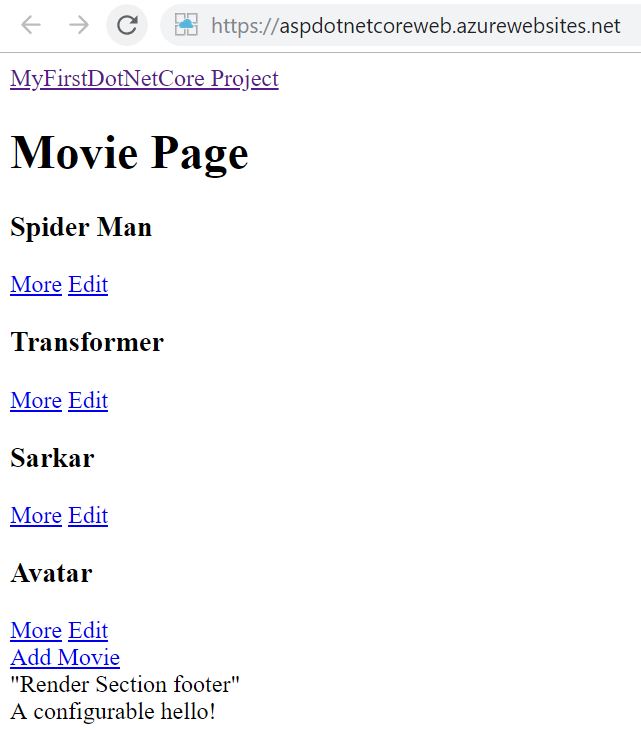 Create Build And Deploy Aspnet Core Mvc App To Azure App Services Codeproject 