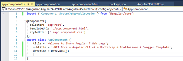 Angular 7和aspnet Core 21入门angular Asp Csdn博客
