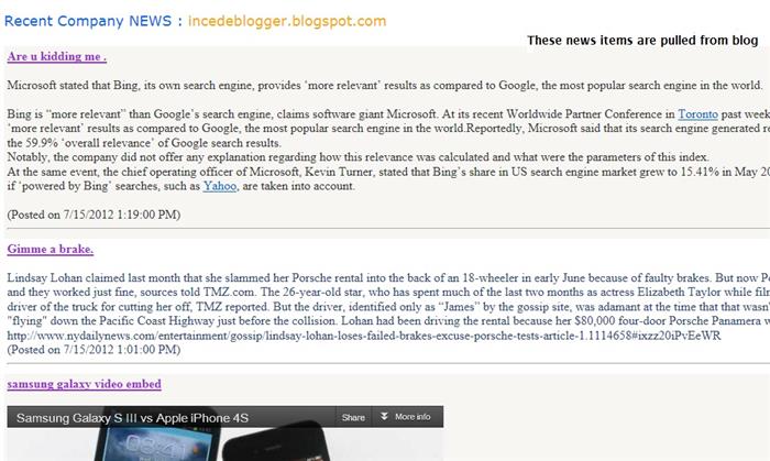 Blog Integration Into Aspnet Website Using Gdata Api Codeproject