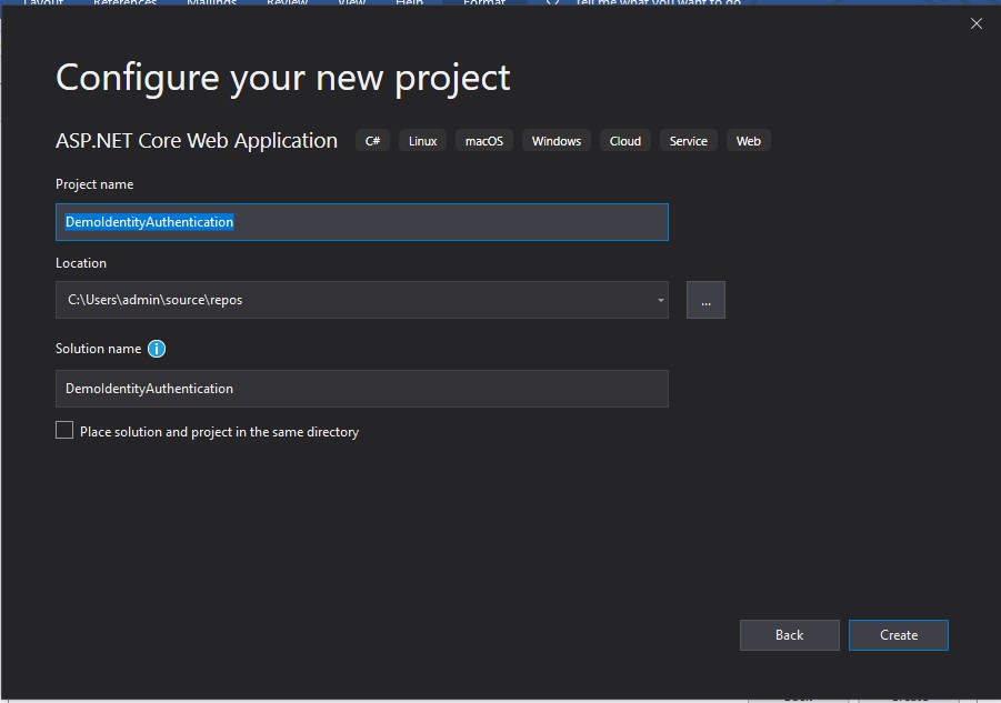 Identity Based Authentication In Net Core 30 Using In Memory Database Codeproject