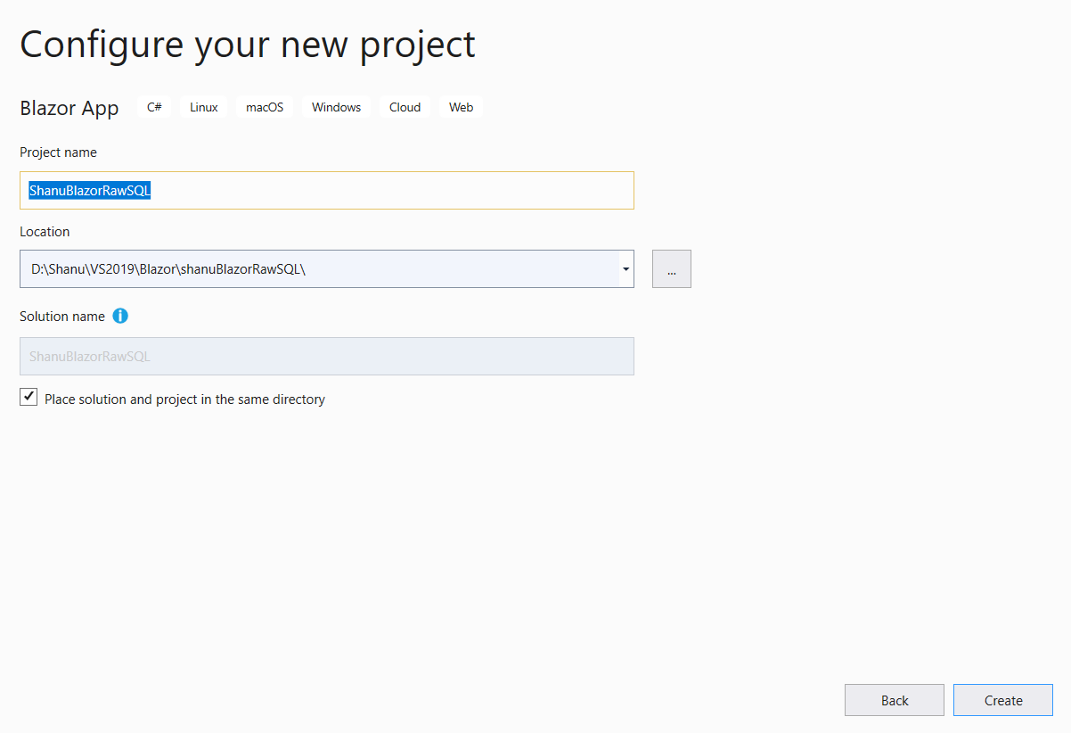 Aspnet Core Blazor And Ef Core Raw Sql Queries For Stored Procedure Codeproject