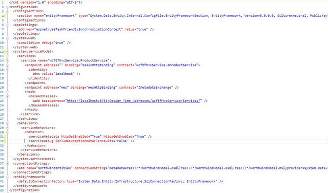 Wcf 45 Services Development With Entity Framework And Mvc 4 Codeproject