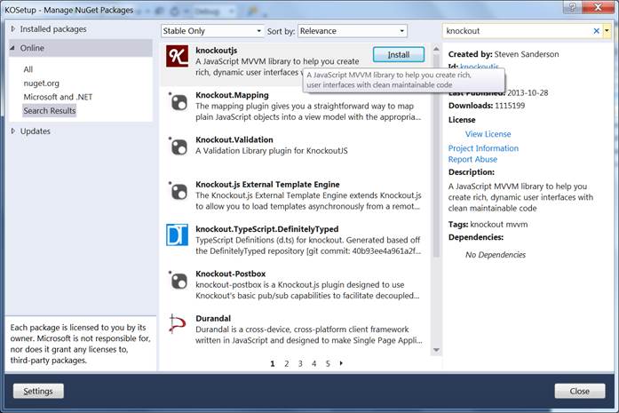 Introduction To Knockoutjs And Crud Operations In Aspnet Web Forms Using Knockoutjs Codeproject