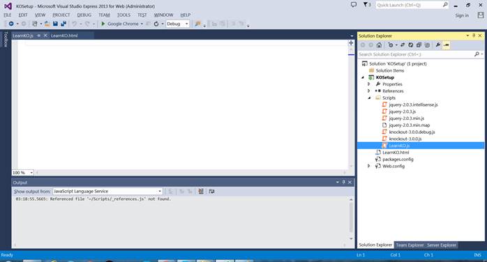 Introduction To Knockoutjs And Crud Operations In Aspnet Web Forms Using Knockoutjs Codeproject