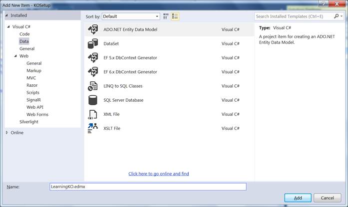 Introduction To Knockoutjs And Crud Operations In Aspnet Web Forms Using Knockoutjs Codeproject